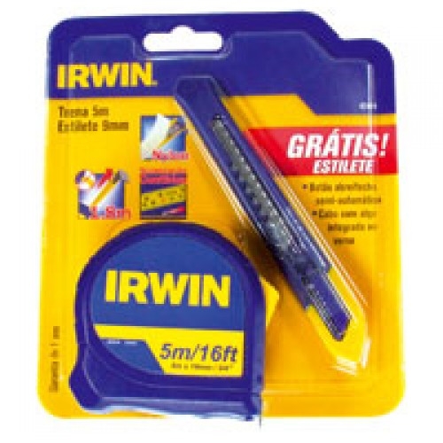 KIT IRWIN TRENA 5M + ESTILETE 9MM - 47419 | FERRAMENTAS MANUAIS ...